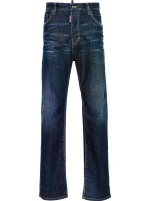 Dsquared2 642 Straight-leg Jeans - Blue