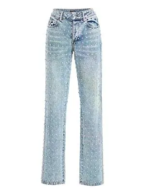 Retrofete Vero Embellished Jeans - Blue