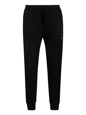 BOSS Logo-print Tapered Track Pants - Black