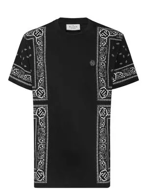 Philipp Plein Paisley-print T-shirt - Black