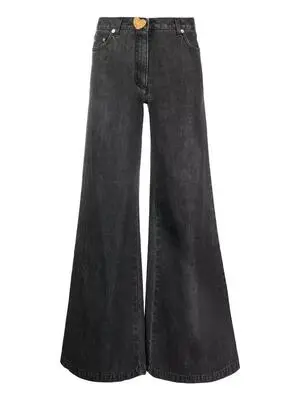 Moschino Flared Denim Jeans - Black