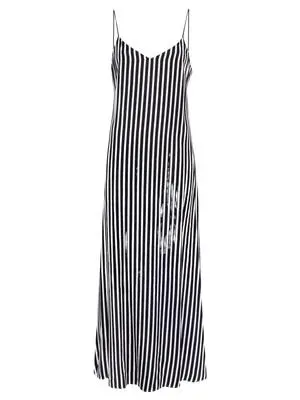Tommy Hilfiger Sleeveless Striped Maxi Dress - Blue