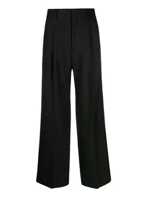 Filippa K Darcey Wool Palazzo Trousers Black