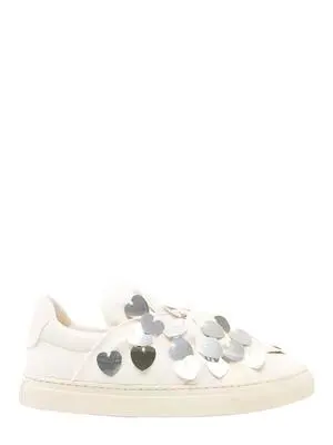 Ports 1961 Heart-embellished Low-top Sneakers - Neutrals