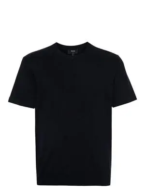 Theory Crew-neck Jersey T-shirt - Blue