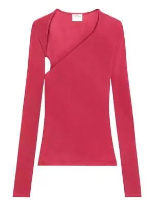 COURREGES Slash Asymmetric Top - Red