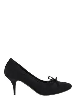 Balenciaga 70mm Leopold Worn-out Satin Pumps - Black