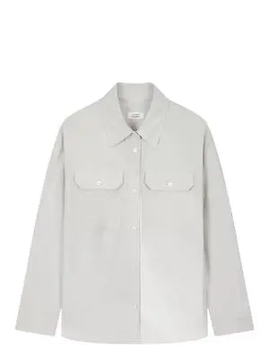 STUDIO TOMBOY Two-pocket Button-up Shirt - Grey