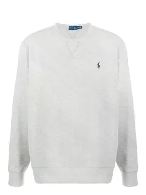 Polo Ralph Lauren Logo Embroidered T-shirt - Grey