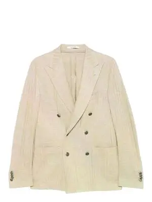 Tagliatore Knitted Blazer - Neutrals