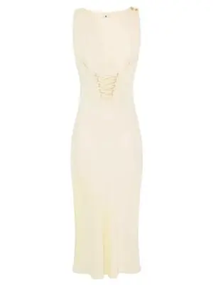 Elisabetta Franchi Corset-detailing Dress - Neutrals