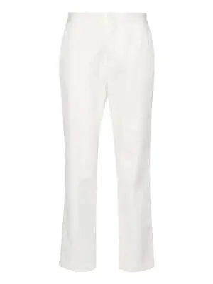 Fabiana Filippi Straight-leg Gabardine Trousers - Neutrals