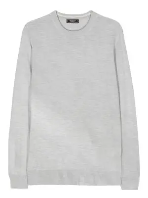Peserico Fine-ribbed Mélange Jumper - Grey