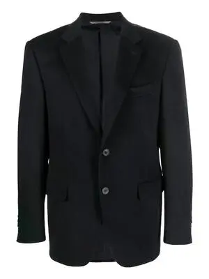Canali Single-breasted Cashmere Blazer - Blue