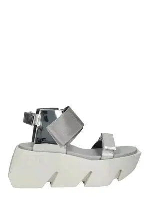 United Nude 85mm Bulla Run Wedge Sandals - Grey