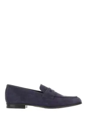 Church's Suede Penny Loafers Blue