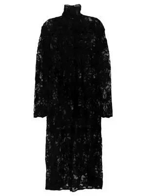 Fabiana Filippi Lace Midi Dress - Black