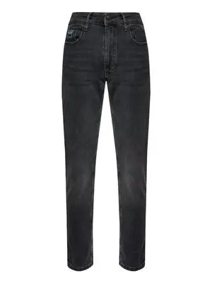 Versace Cropped Jeans - Black
