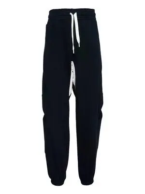 STEFAN COOKE Cut-out Track Pants - Blue