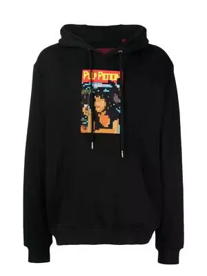 MOSTLY HEARD RARELY SEEN 8-BIT Pulp Fiction Long-sleeve Hoodie - Black
