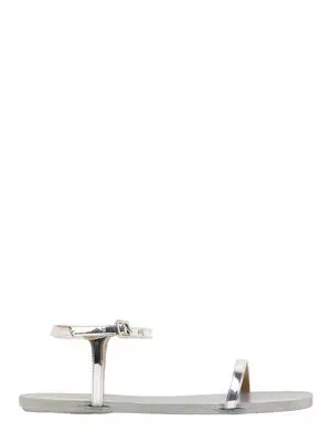 Marsèll Sottile Metallic-leather Sandals - Grey