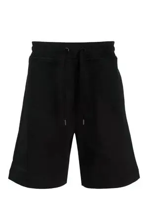 Canada Goose Logo-print Cotton Track Shorts - Black