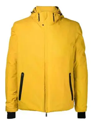 Herno Padded Drawstring-Hooded Jacket Yellow