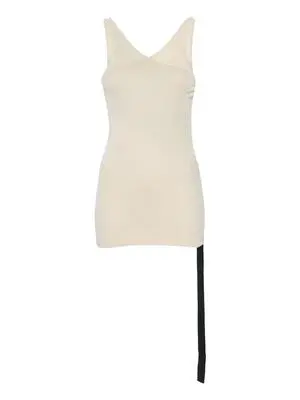 Rick Owens Double Ziggy Banana Jersey Tank Top - Neutrals