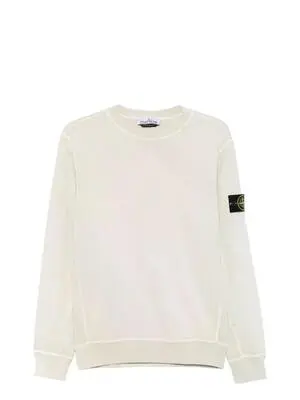 Stone Island Compass-Badge Sweatshirt Neutrals