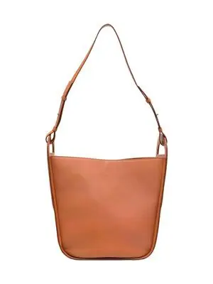 Mcm Travia Leather Tote Bag - Brown