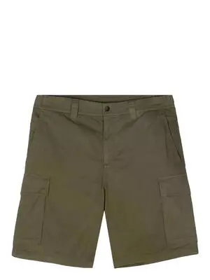 Woolrich Mid-rise Cotton Cargo Shorts - Green