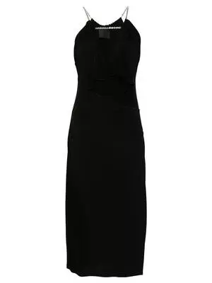 Givenchy Halterneck Midi Dress - Black
