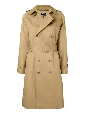A.p.c. Greta Trench Coat - Neutrals