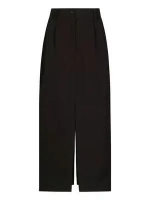Dolce & Gabbana High-waisted Straight Skirt - Black