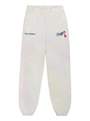 SPORTY & RICH Logo-print Track Pants - Grey