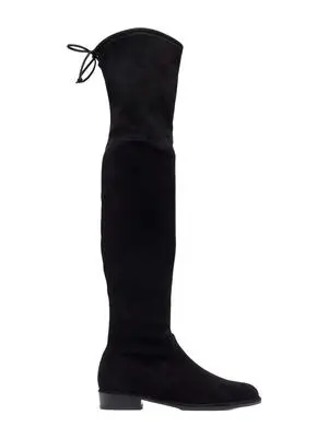 STUART WEITZMAN Tie-fastened Thigh-high Boots - Black