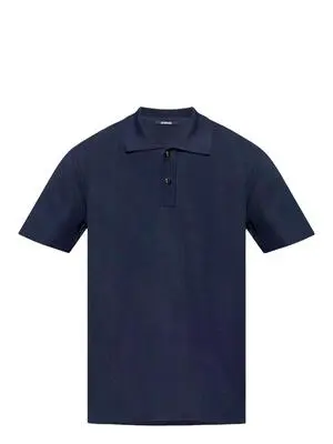 Jacquemus Le Polo Maille Polo Shirt - Blue