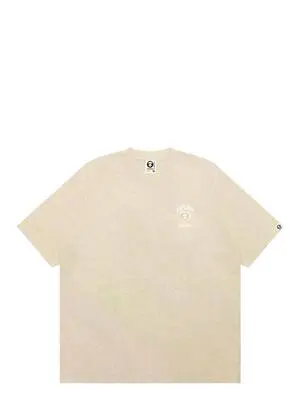 AAPE BY *A BATHING APE Logo-embroidered T-shirt Neutrals