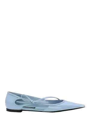 Dolce & Gabbana Dna Leather Ballerinas - Blue