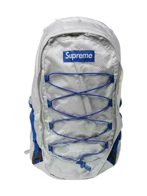 Supreme Logo-patch Backpack - Grey