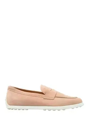 TOD'S Suede Loafers - Pink