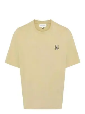 Maison Kitsuné Bold Fox Head-patch T-shirt - Neutrals