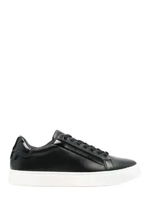 Calvin Klein Debossed-logo Detail Sneakers - Black