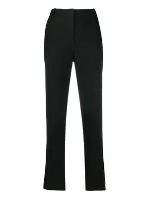 Valentino Garavani Flare Leg Cropped Trousers - Black