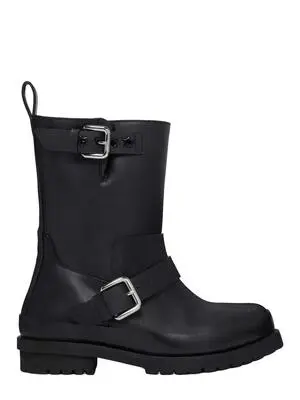 Stella McCartney Trace Buckle-detail Boots - Black