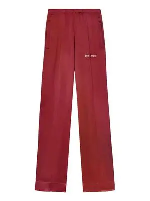 Palm Angels Logo Fluid Track Pants - Red
