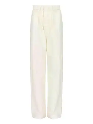 MAISON MARGIELA Wide-leg Tailored Trousers - Neutrals