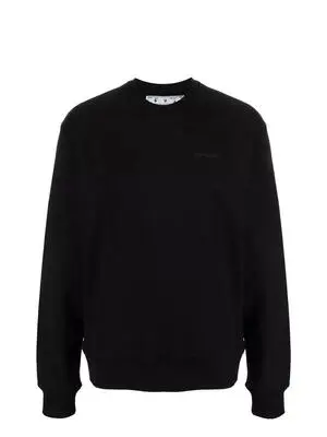 Off-White Diag Tab Crew-neck Sweatshirt - Black