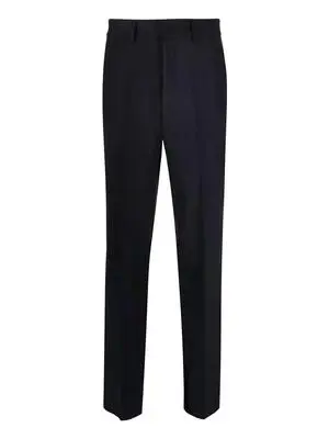 P.a.r.o.s.h Virgin Wool Tailored Trousers - Blue