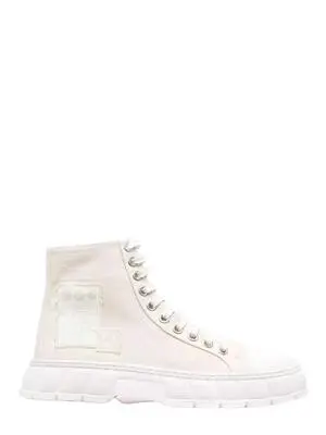 VIRON High-top Canvas Sneakers - Neutrals